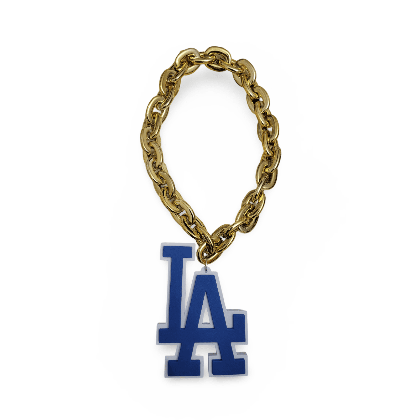 Dodgers Big Chain – 34" Gold Chain Necklace with 3D Evo Foam Logo (7.5 ...