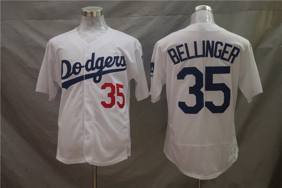 Dodgers Blue Blank Elite White Fans Commemorative Jersey Baseball ...
