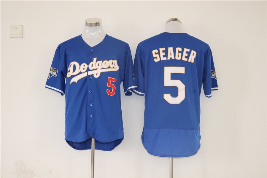 Dodgers Blue Blank Elite White Fans Commemorative Jersey Baseball ...