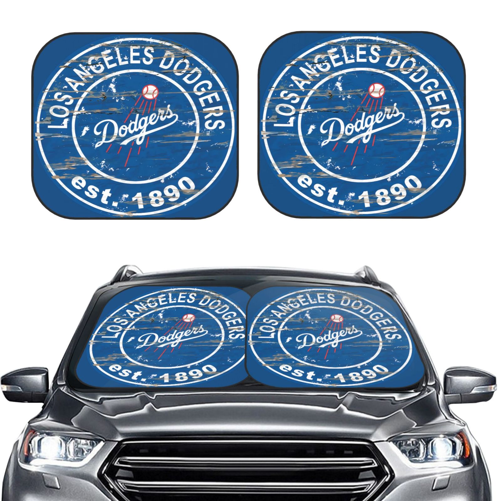 Dodgers Car Windshield Sun Shade Foldable Front Windshield Shade for ...