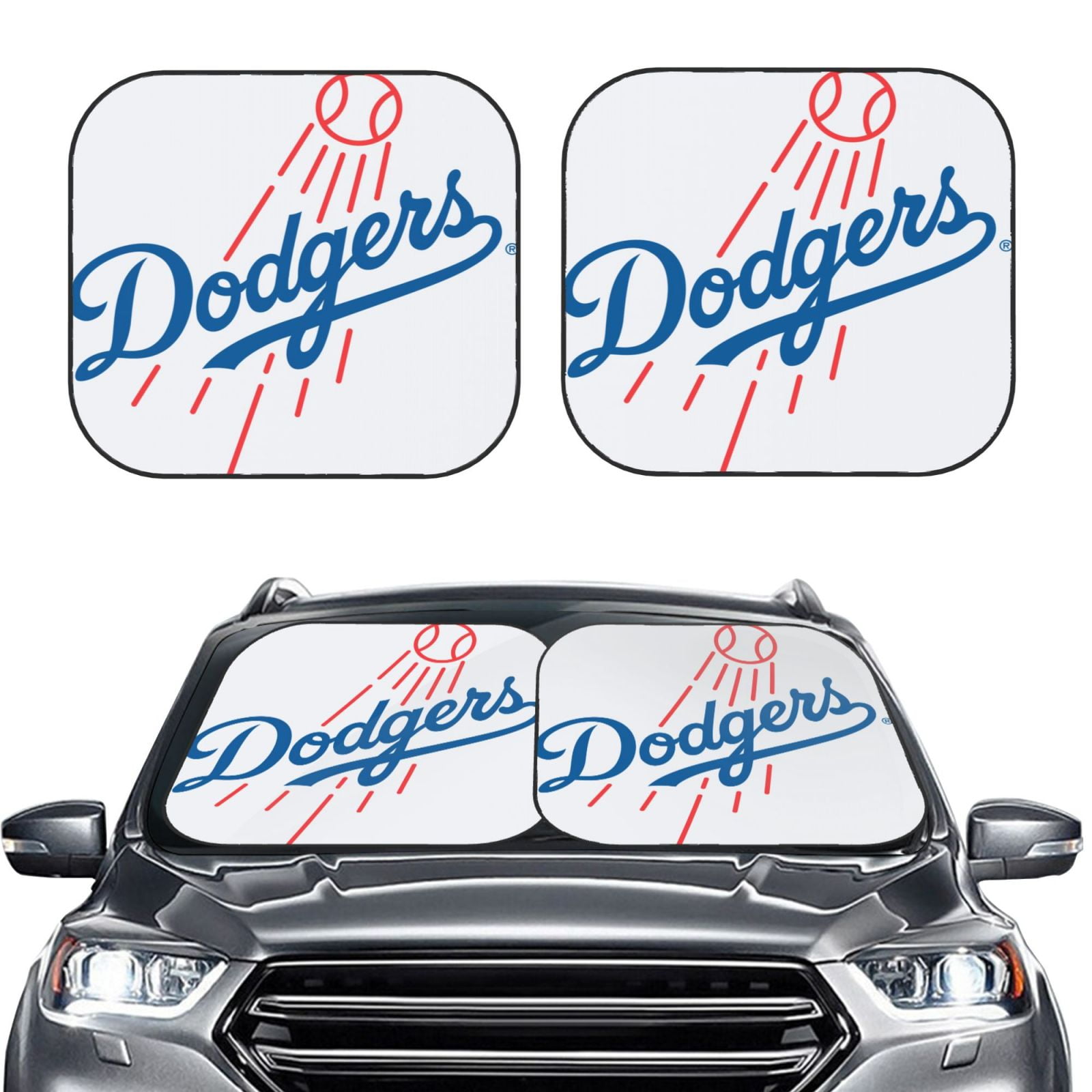 Dodgers Car Windshield Sun Shade Foldable Front Windshield Shade for ...