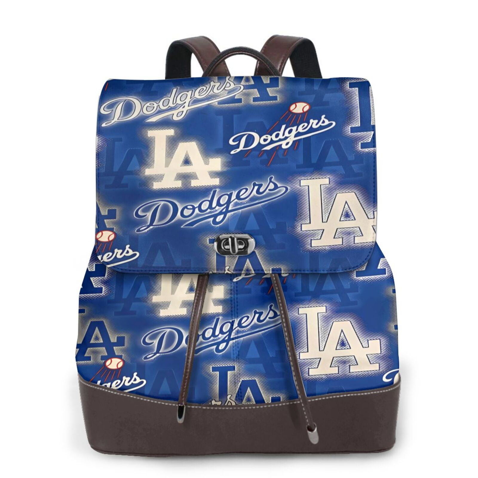Dodgers Customizable Design Trendy Microfiber PU Leather Backpack for ...
