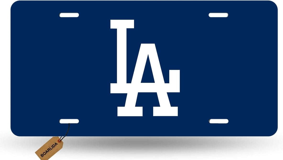 Dodgers Design License Plate Los Angeles Baseball Team Decorative Car ...