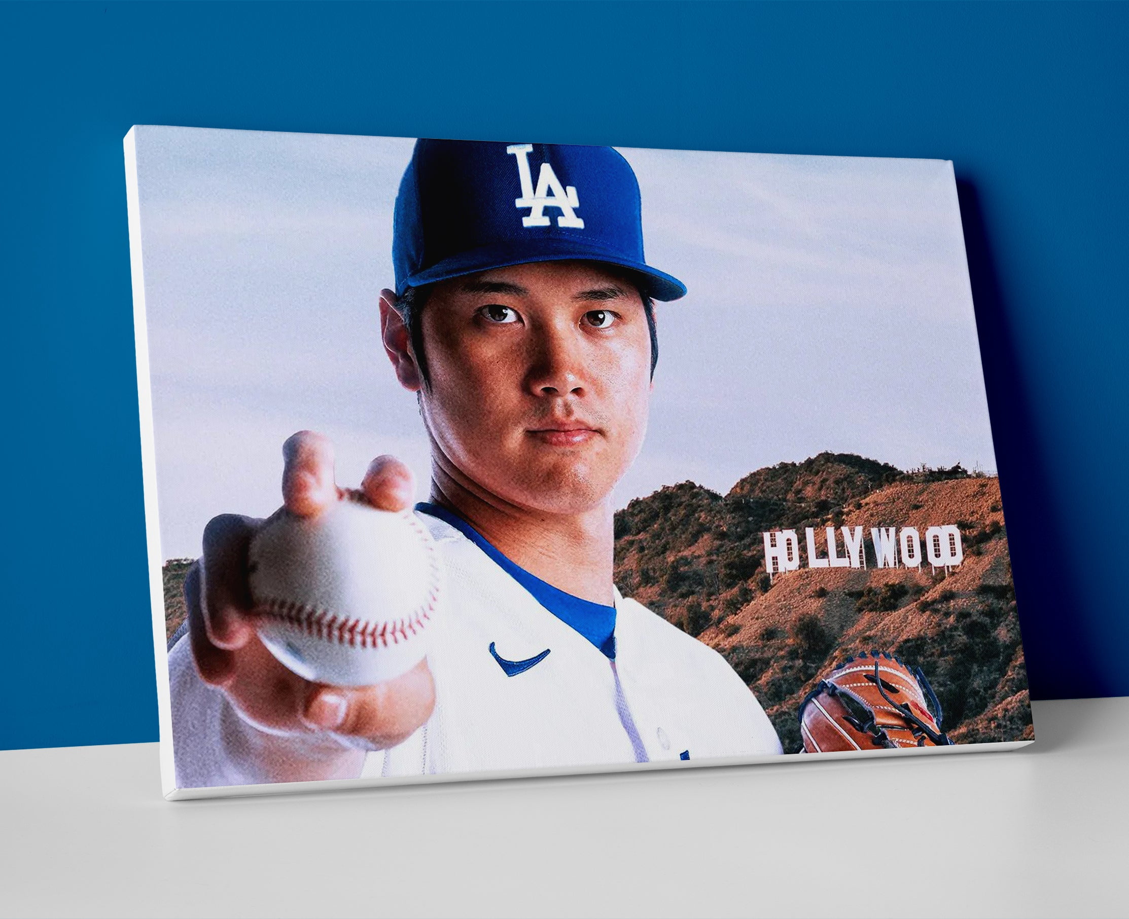 Dodgers Shohei Ohtani Poster or Wrapped Canvas - Walmart.com