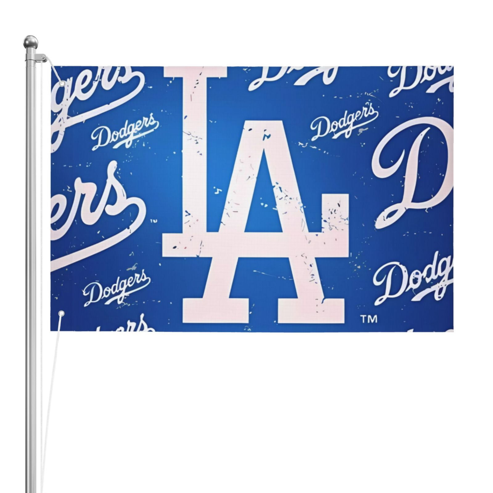 Dodgers Three Layer personalized Double Sided Flag Football Fans ...