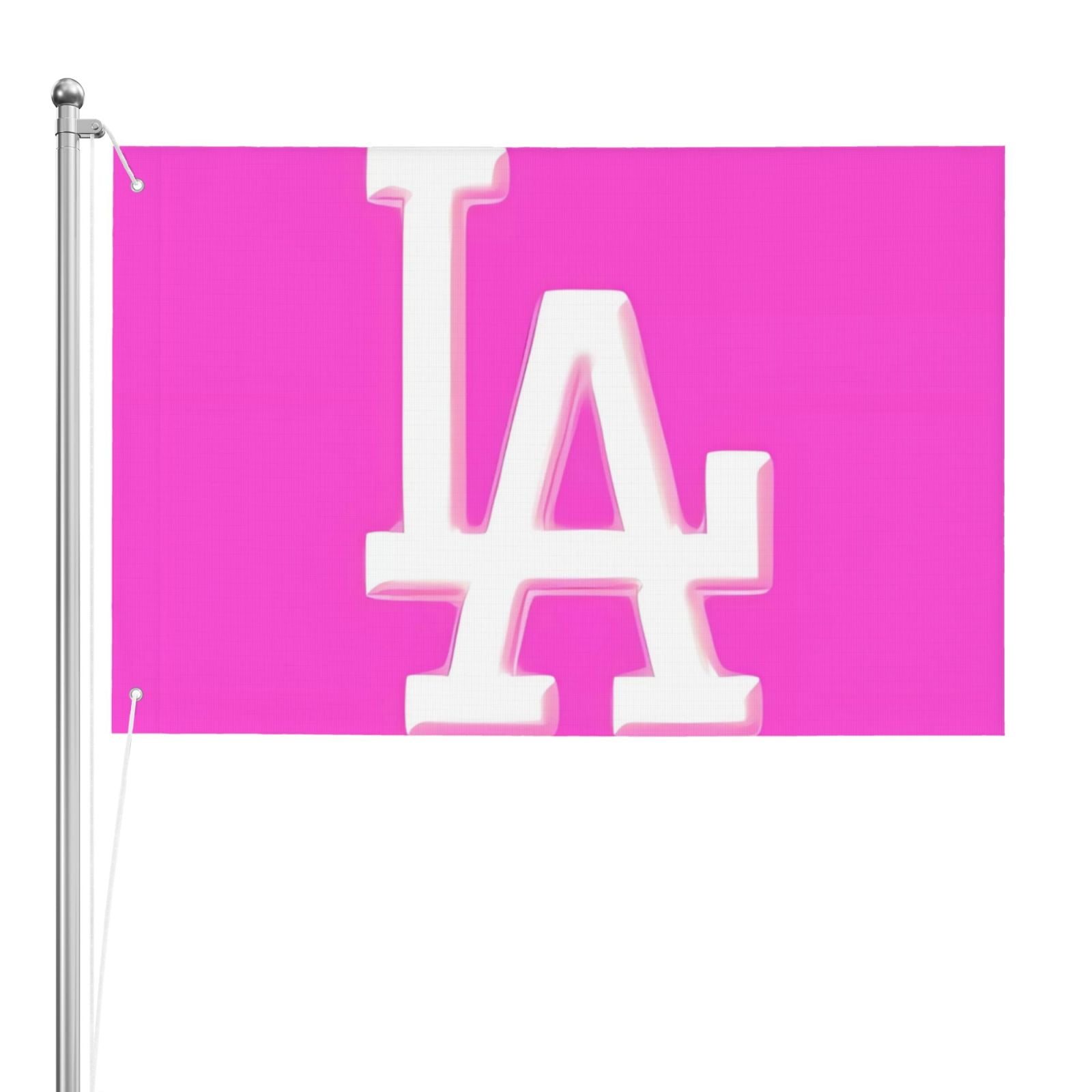 Dodgers Three Layer personalized Double Sided Flag Football Fans ...