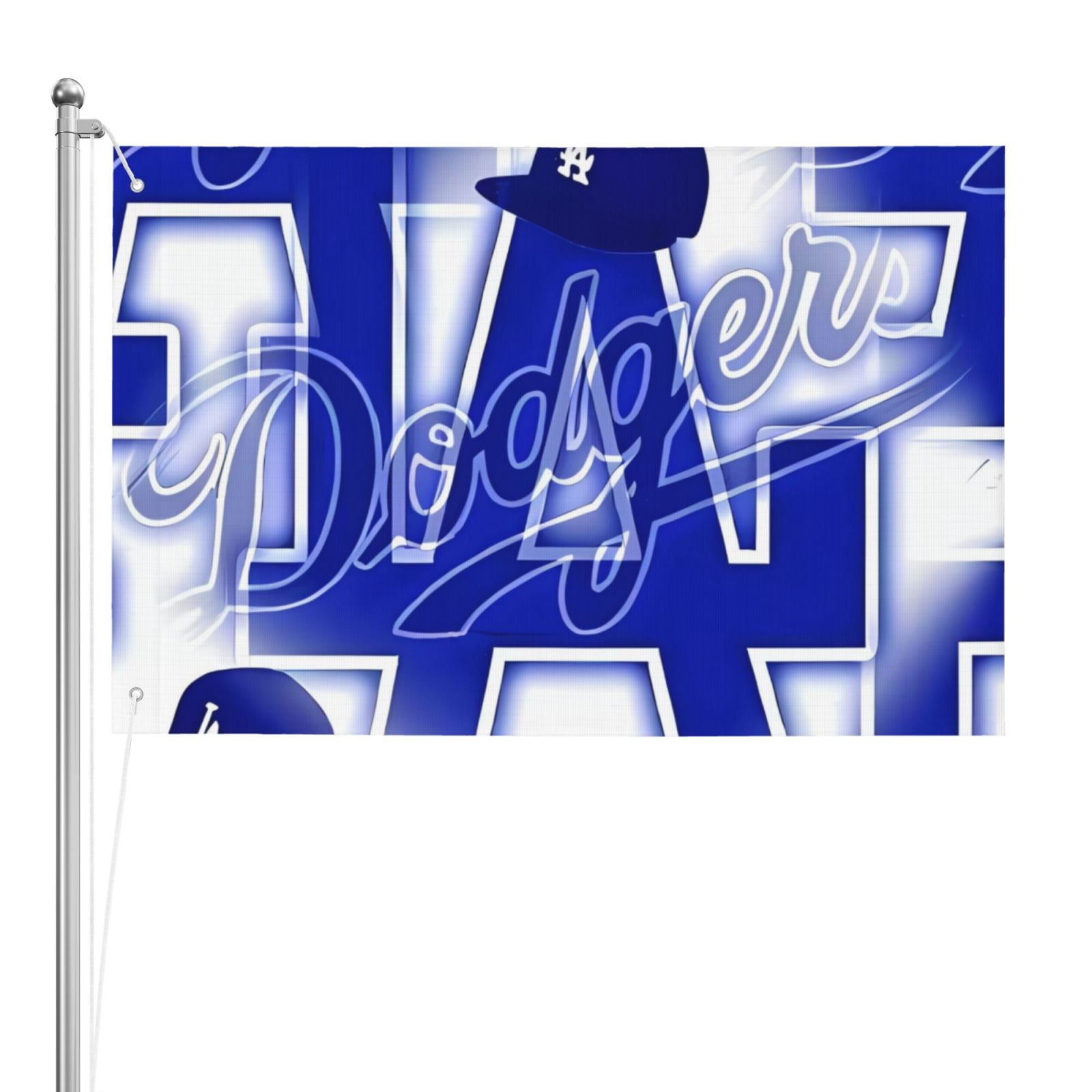 Dodgers Three Layer personalized Double Sided Flag Football Fans ...