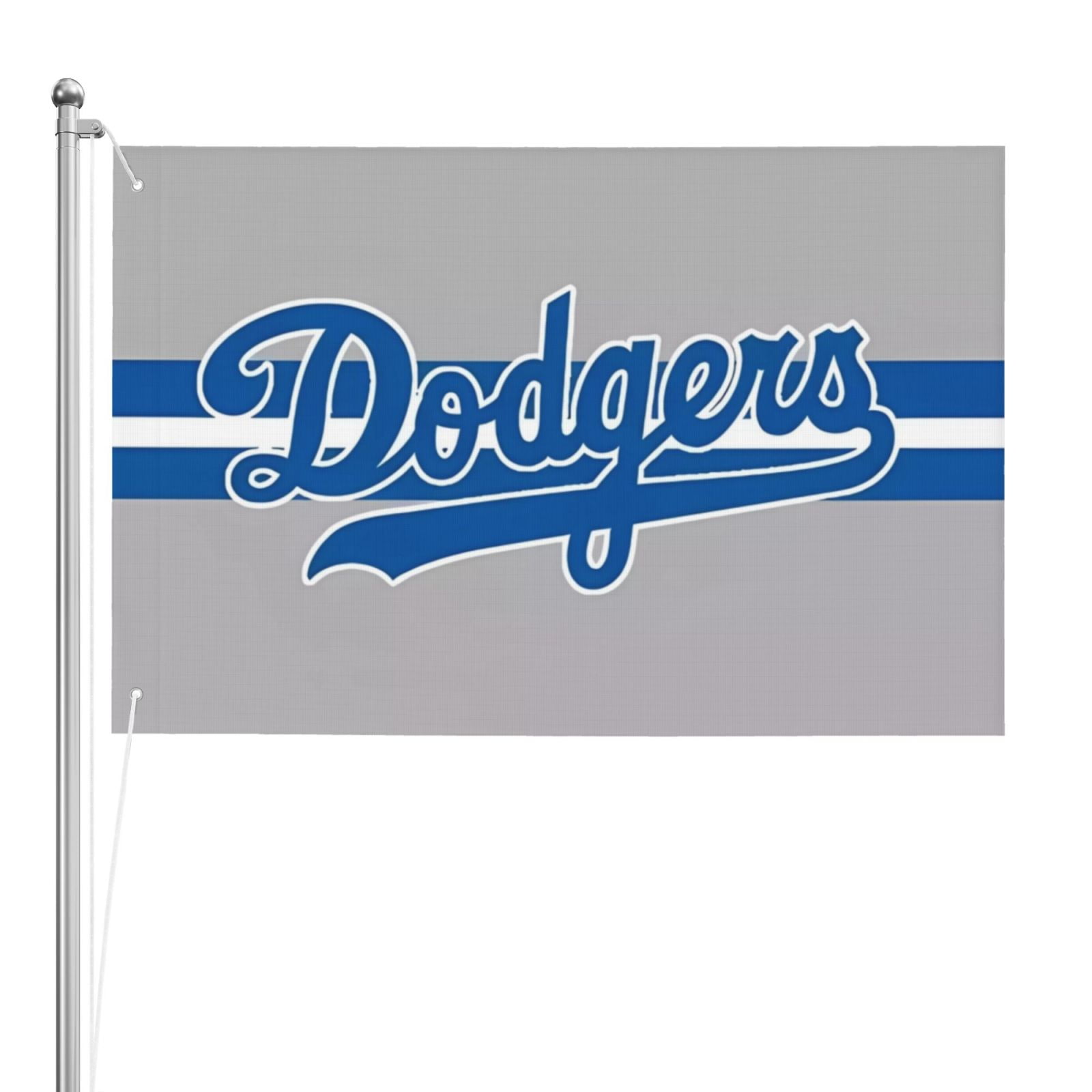 Dodgers Three Layer personalized Double Sided Flag Football Fans ...