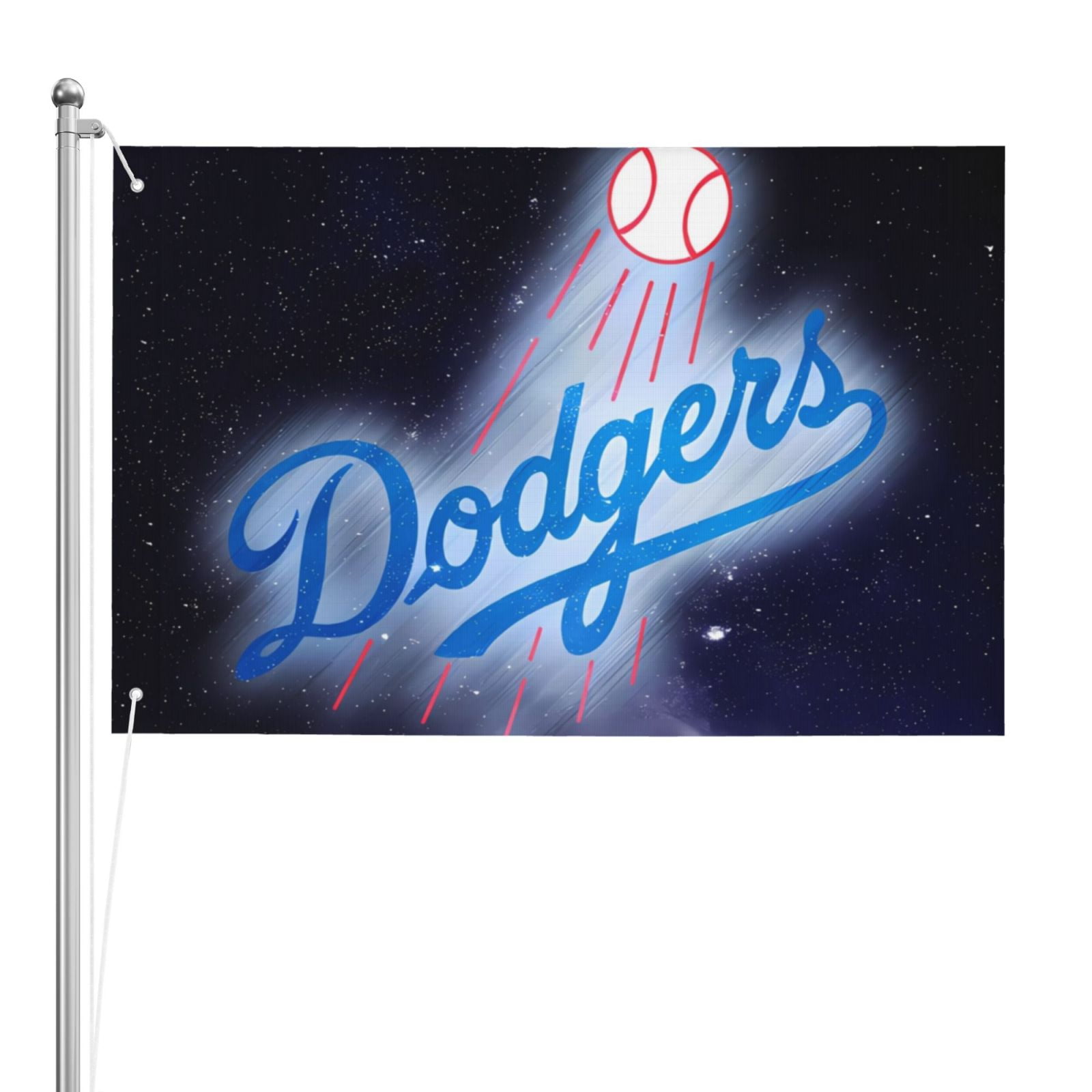 Dodgers Three Layer personalized Double Sided Flag Football Fans ...