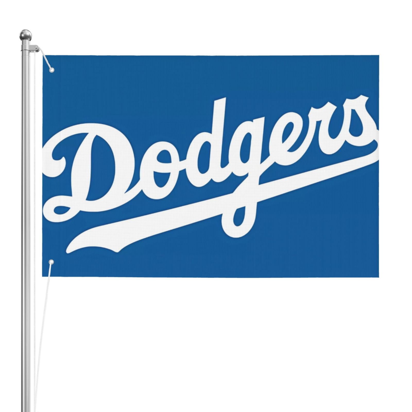 Dodgers Three Layer personalized Double Sided Flag Football Fans ...