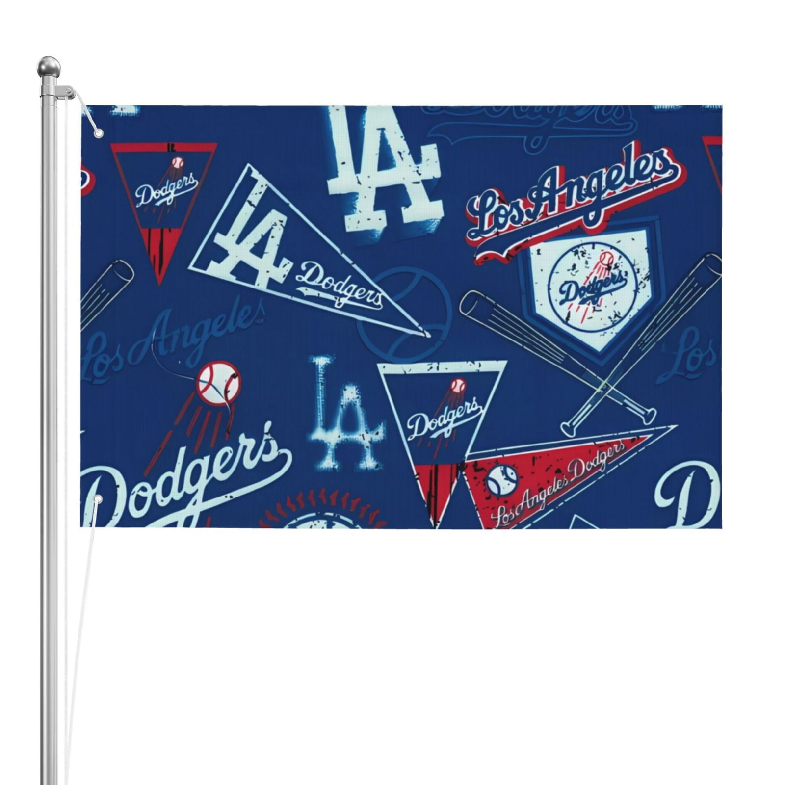 Dodgers Three Layer personalized Double Sided Flag Football Fans ...