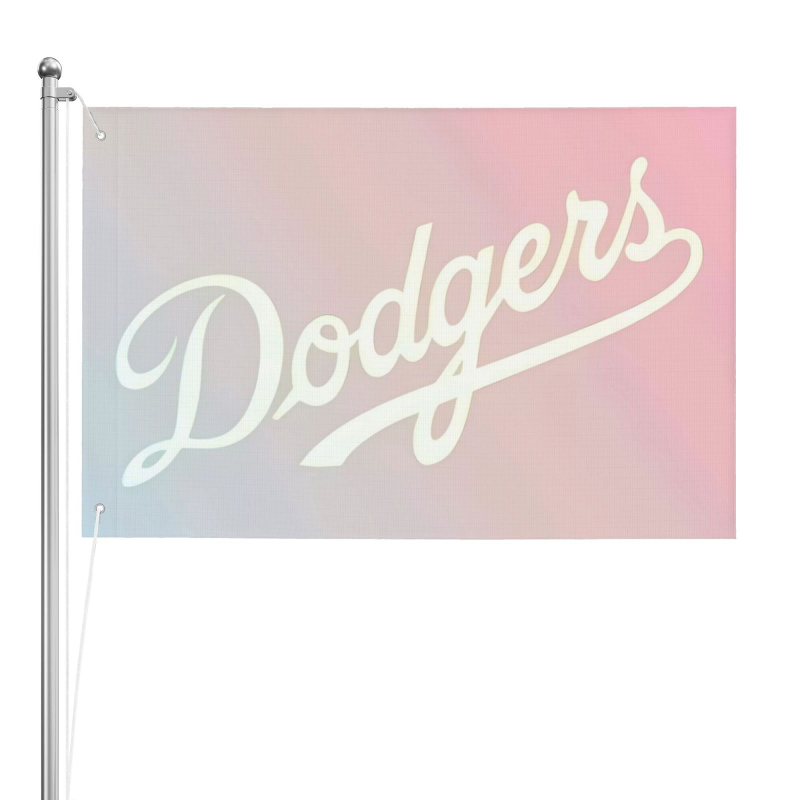 Dodgers Three Layer personalized Double Sided Flag Football Fans ...