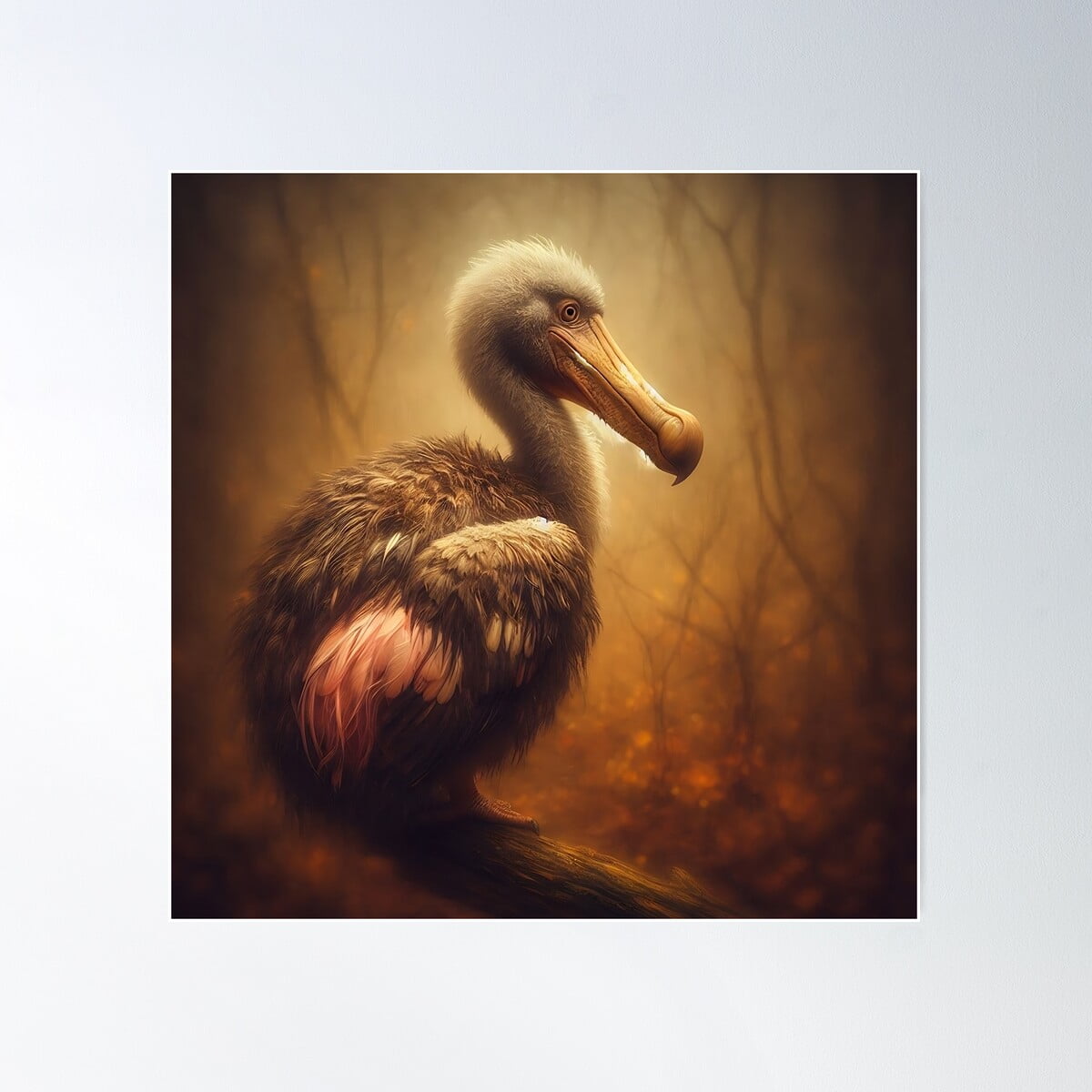 Dodo Bird Art #28 | Dodo Bird Lovers Poster Wall Art, Modern Wall Decor ...