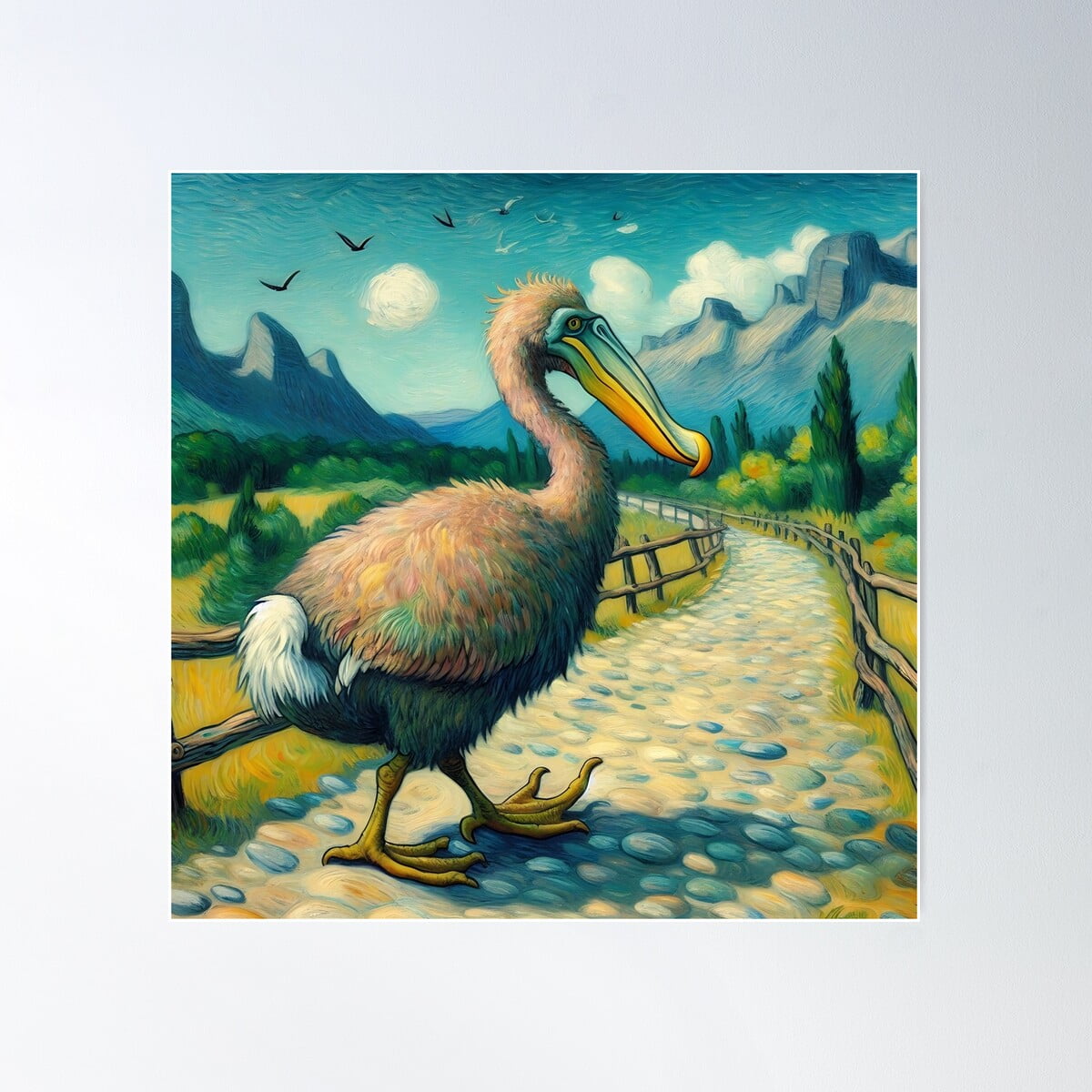 Dodo Bird Art #29 | Dodo Bird Lovers Poster Wall Art, Modern Wall Decor ...