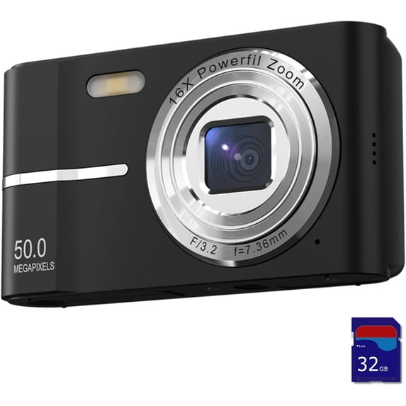 Dododuck 50MP High-Resolution Digital Camera with 1080p Video ...