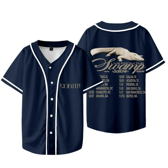 Doechii Live From The Swamp Tour Baseball Jacket Tee Women Men V-neck ...