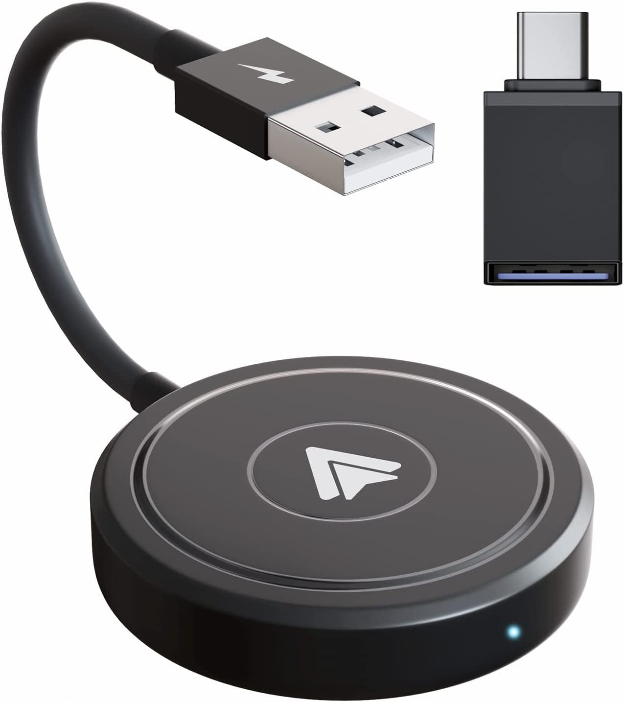 FIEWESEY Wireless Android Auto Car Adapter/Android Phones Converts ...