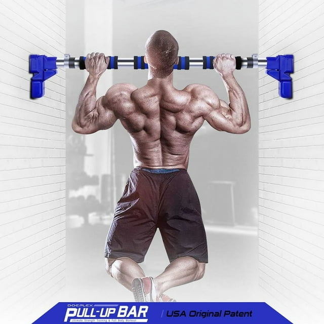 Doeplex Pull Up Bar B with Locking Mechanism, Door Exercise Bar Without ...