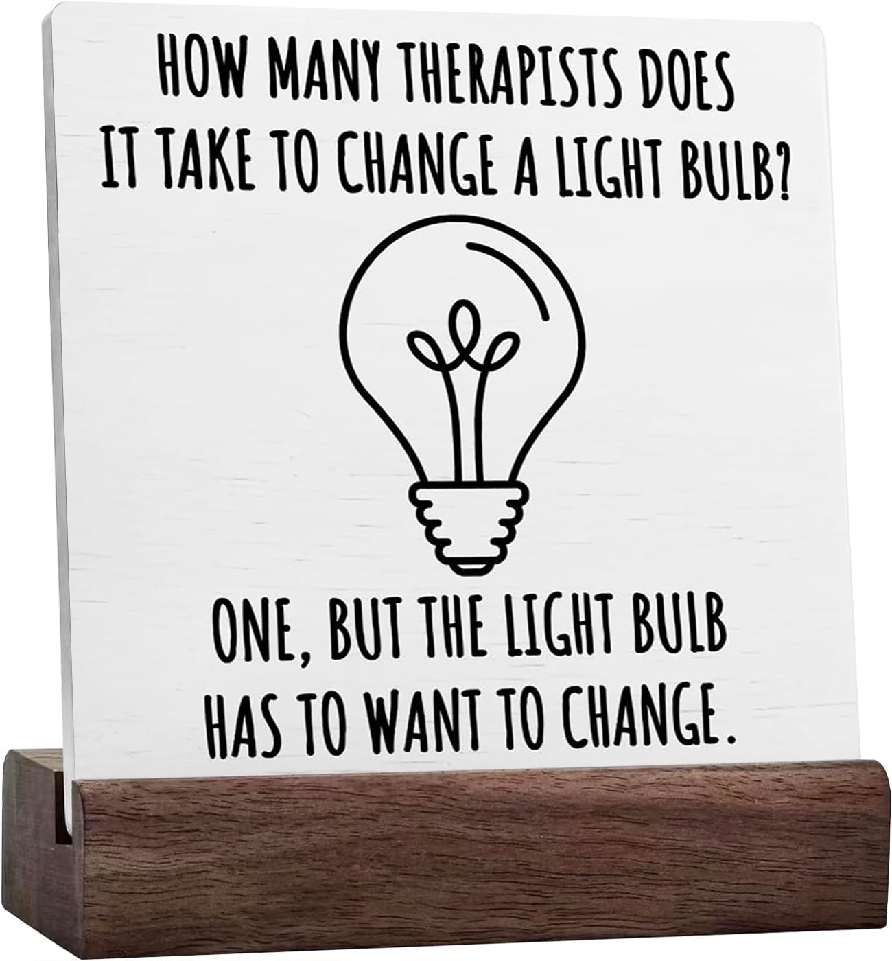 Does It Take to Change Ceramic Table Plaque Therapy Office Desk Decor ...