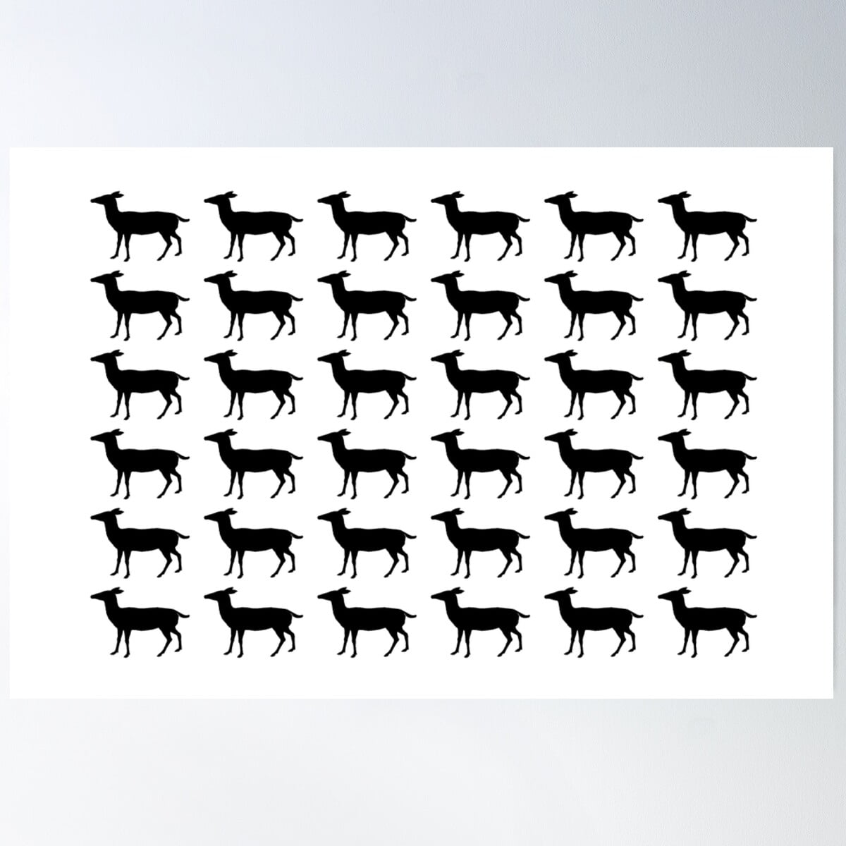 Does Poster Wall Art, Modern Wall Decor For Living Room Bedroom, 12x18 ...