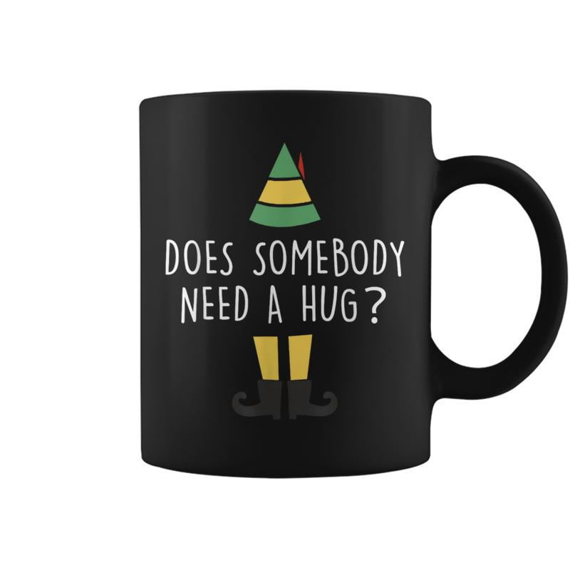 Does Somebody Need A Hug Christmas Matching Elf Coffee Mugs - Walmart.com