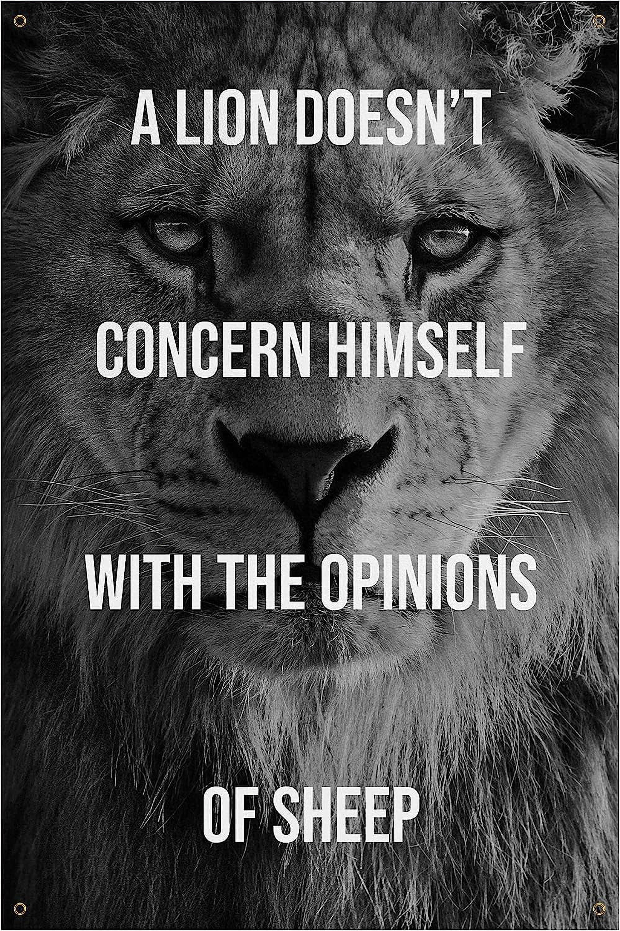 Doesn't Concern Himself With The Opinions Of Sheep Banner - Home Gym ...