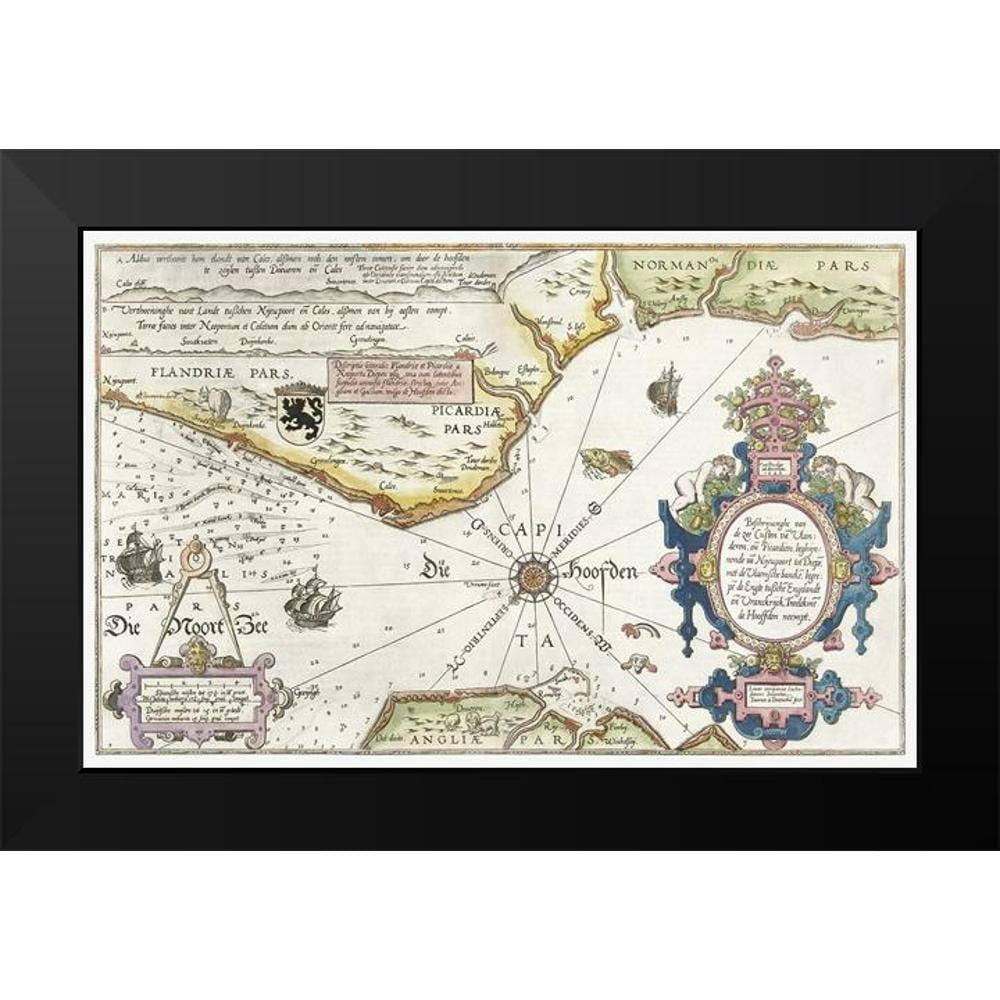 Doetechum, Joannes van 14x10 Black Modern Framed Museum Art Print ...