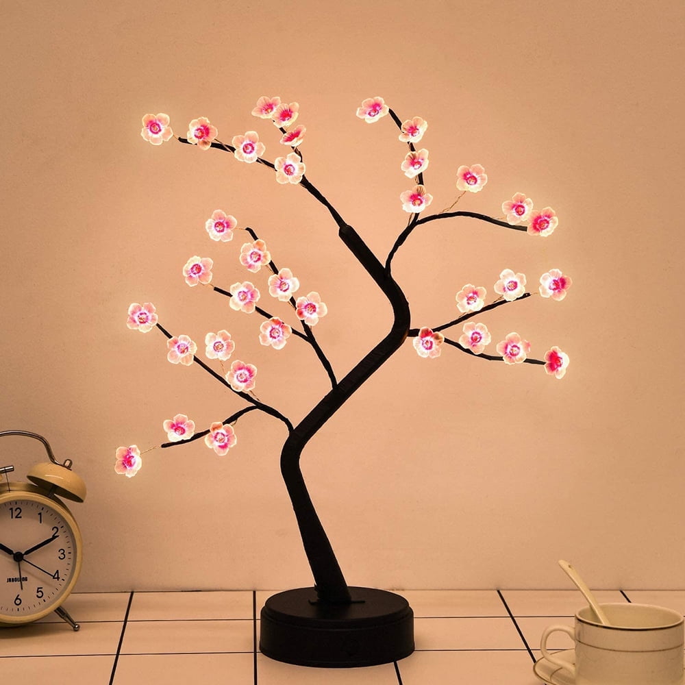 Dofanfy DIY Artificial Light Tree Lamp LED Tabletop Bonsai Tree Light ...