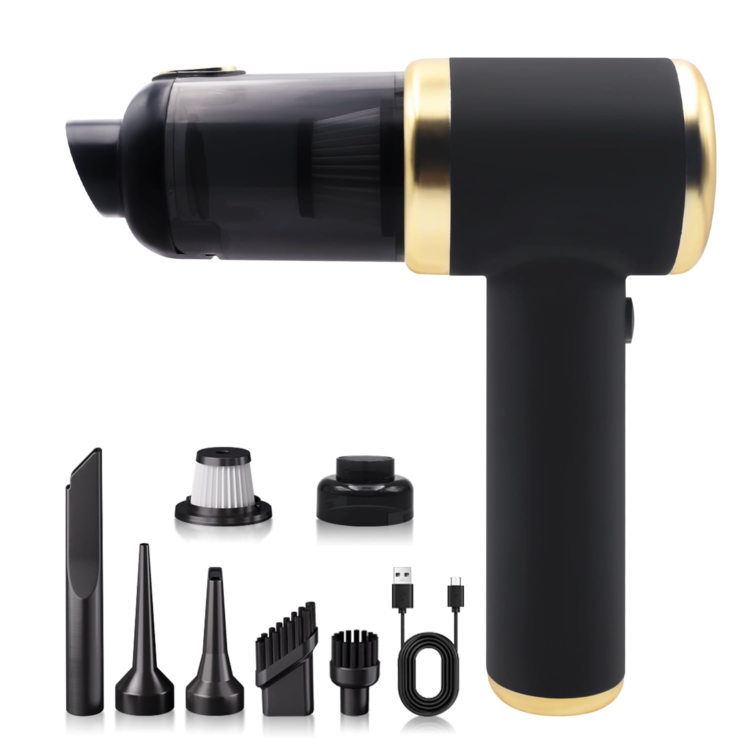 Dofulay Car Vacuum Cleaner Handheld Vacuum Cordless 5500Pa Strong ...