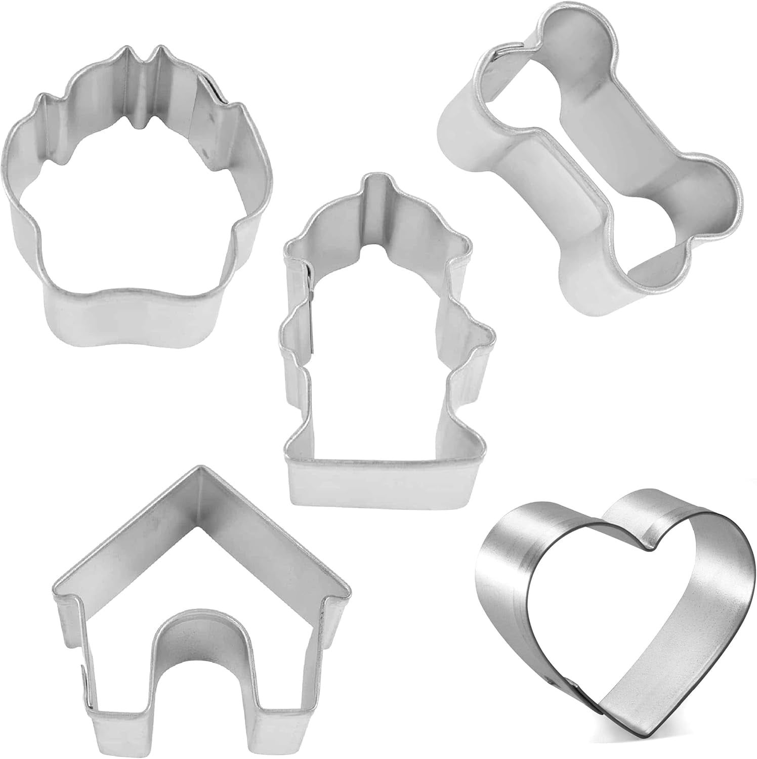 Dog 5 Piece Set from - Dog , Fire Hydrant, Dog Paw Print, Heart, Dog ...