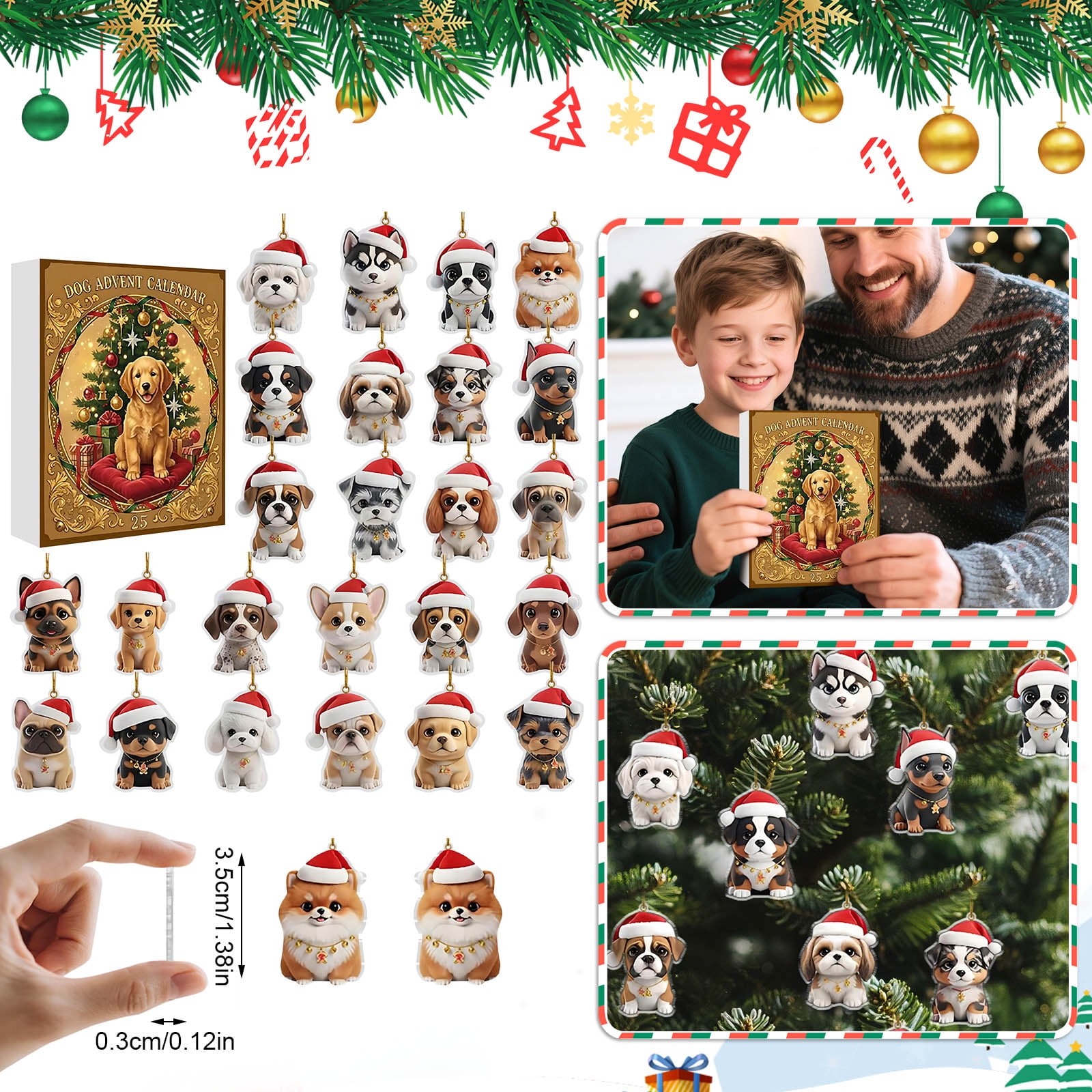 Dog Advent Calendar Dog Countdown Calendar Dog Blind Box Dog Christmas ...
