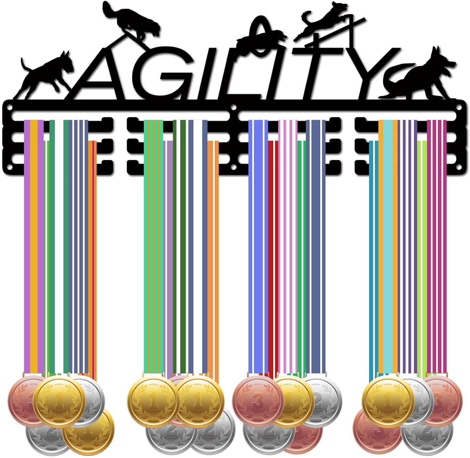 Dog Agility Medal Holder Dog Medal Hanger Medal Rack Display Hanging ...