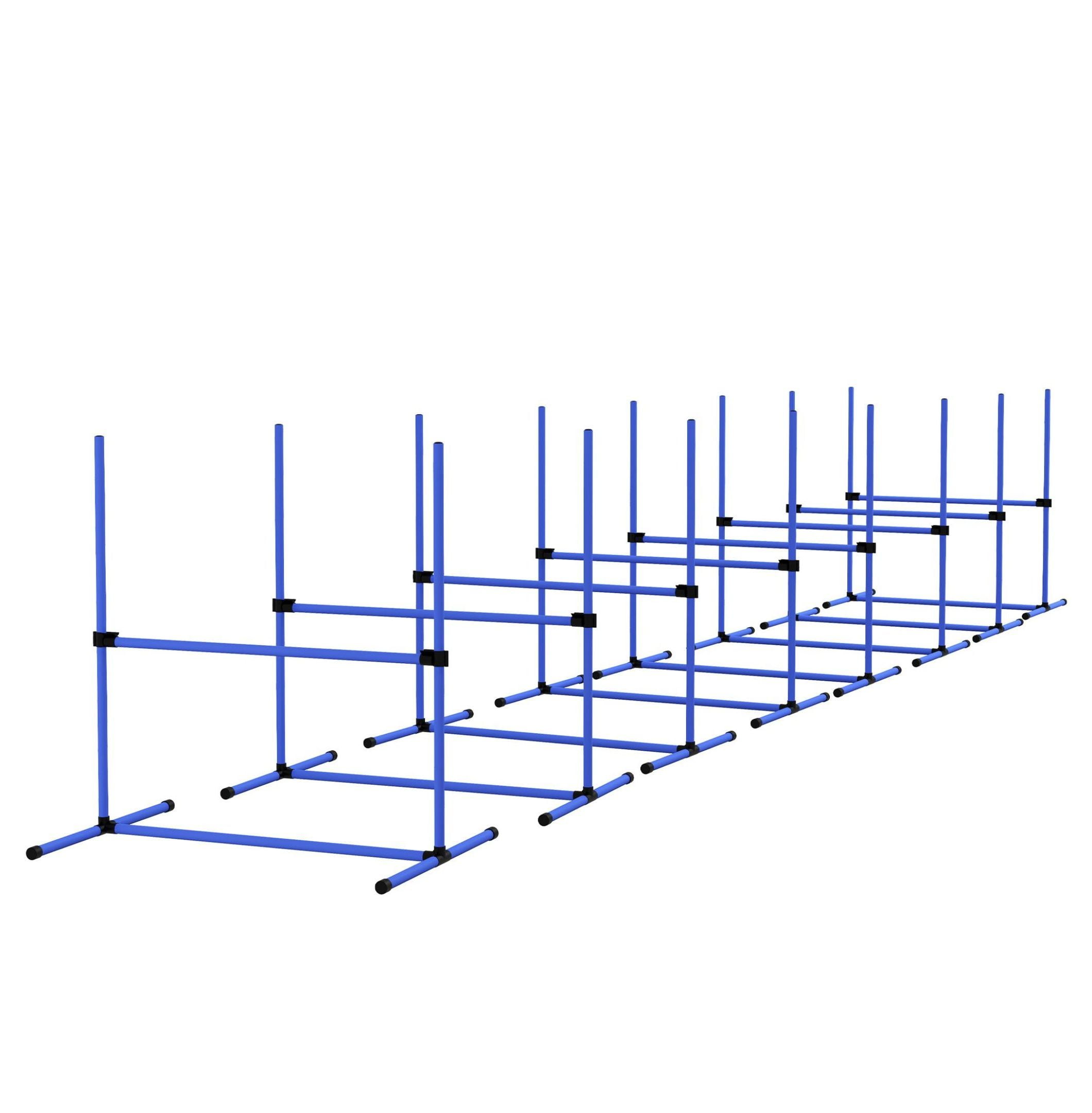 Dog Agility Set 8pc - Adjustable Height Jump Bars, Training Kit w ...