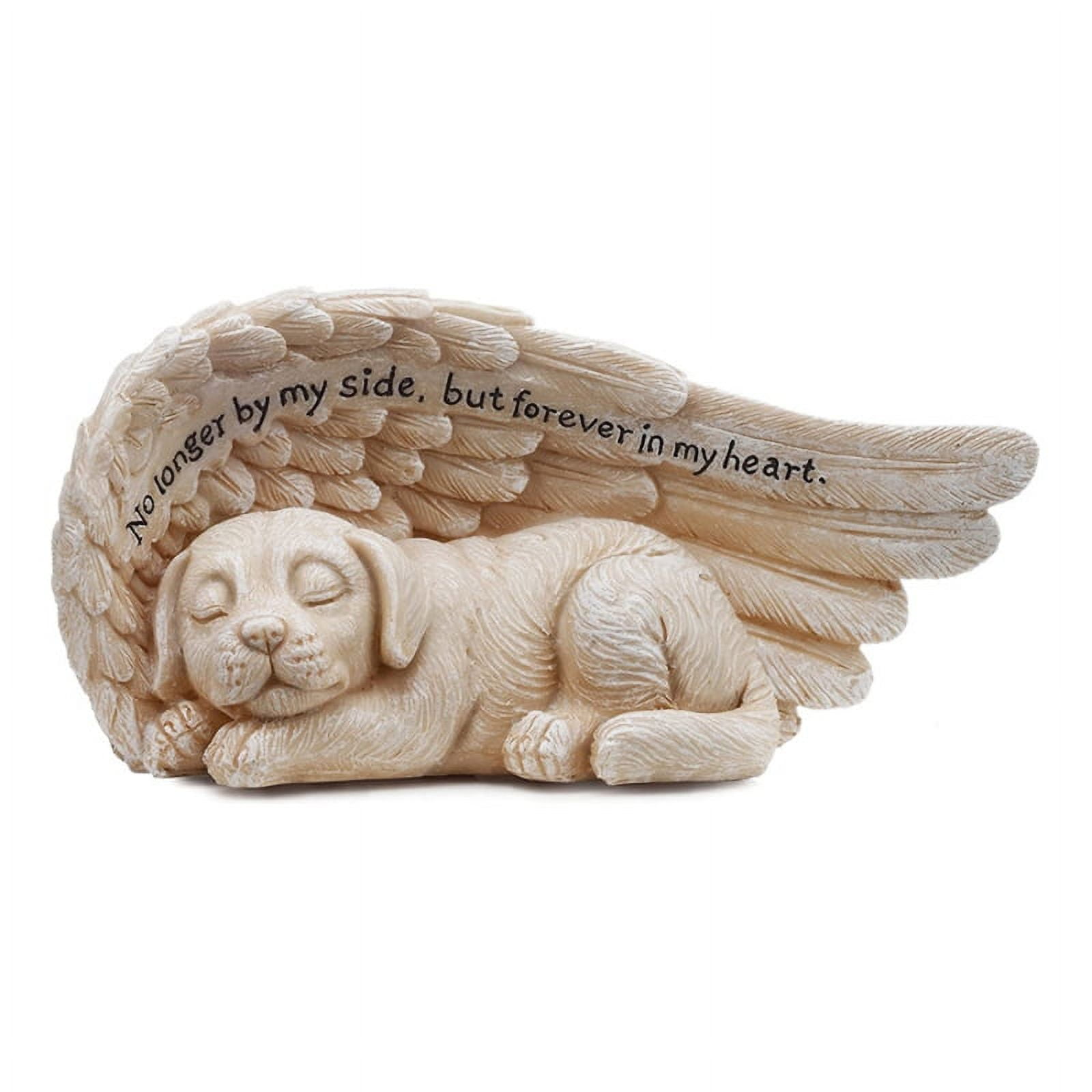 Dog Angel Pet Memorial Grave Marker Statue Resin to Commemorate the ...