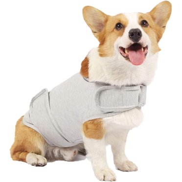 ThunderWorks ThunderShirt Classic Dog Anxiety Jacket, Small, Heather ...
