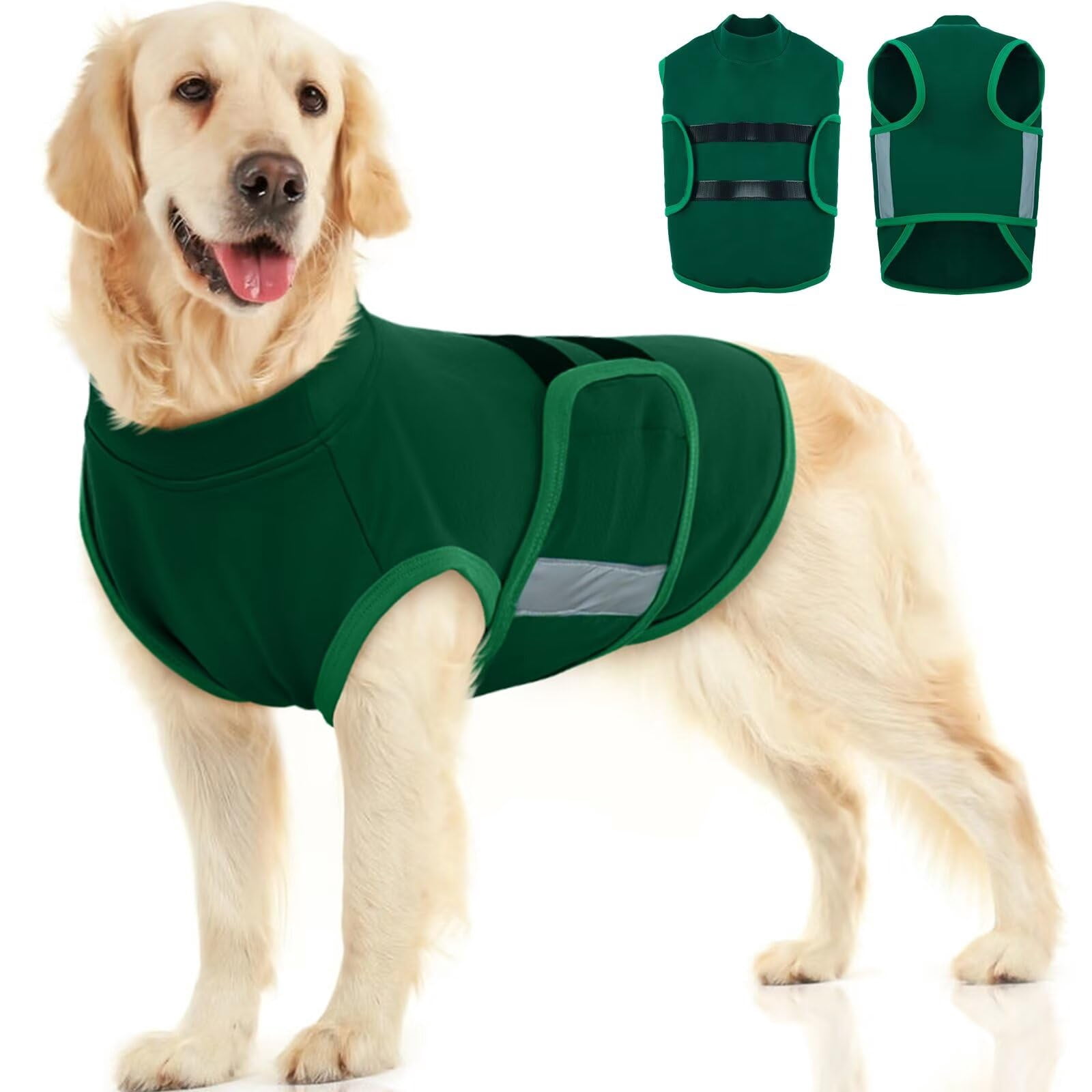 Dog Anxiety Relief Coat,Comfort Anxiety Vest for Dogs,Adjustable Dog ...