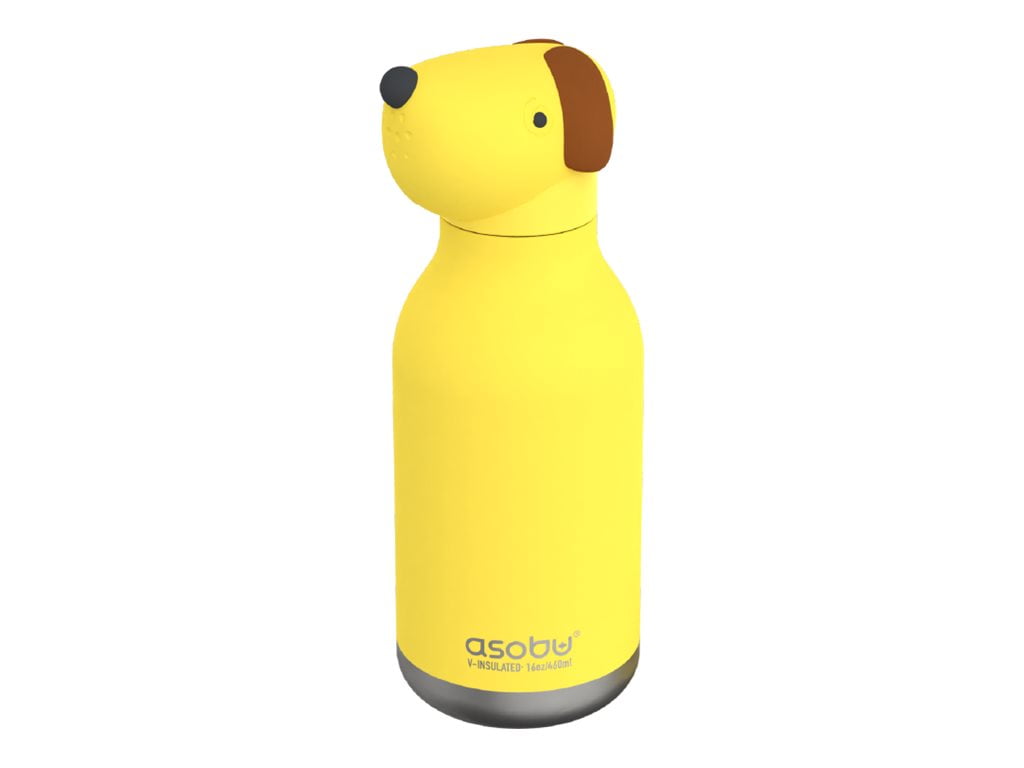 Dog Asobu Bestie Kids Insulated Water Bottle with Detachable Soft ...