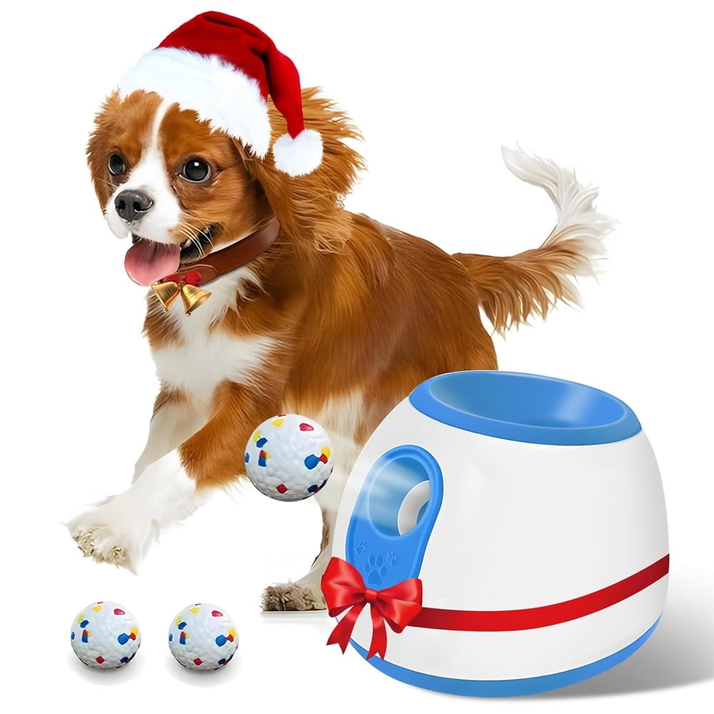 Dog Automatic Ball Thrower Interactive Small Dog Automatic Ball Thrower ...