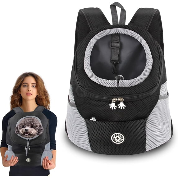 Dog Backpack Carrier, Front Chest Dog Carriers for Small Dogs, Pet ...