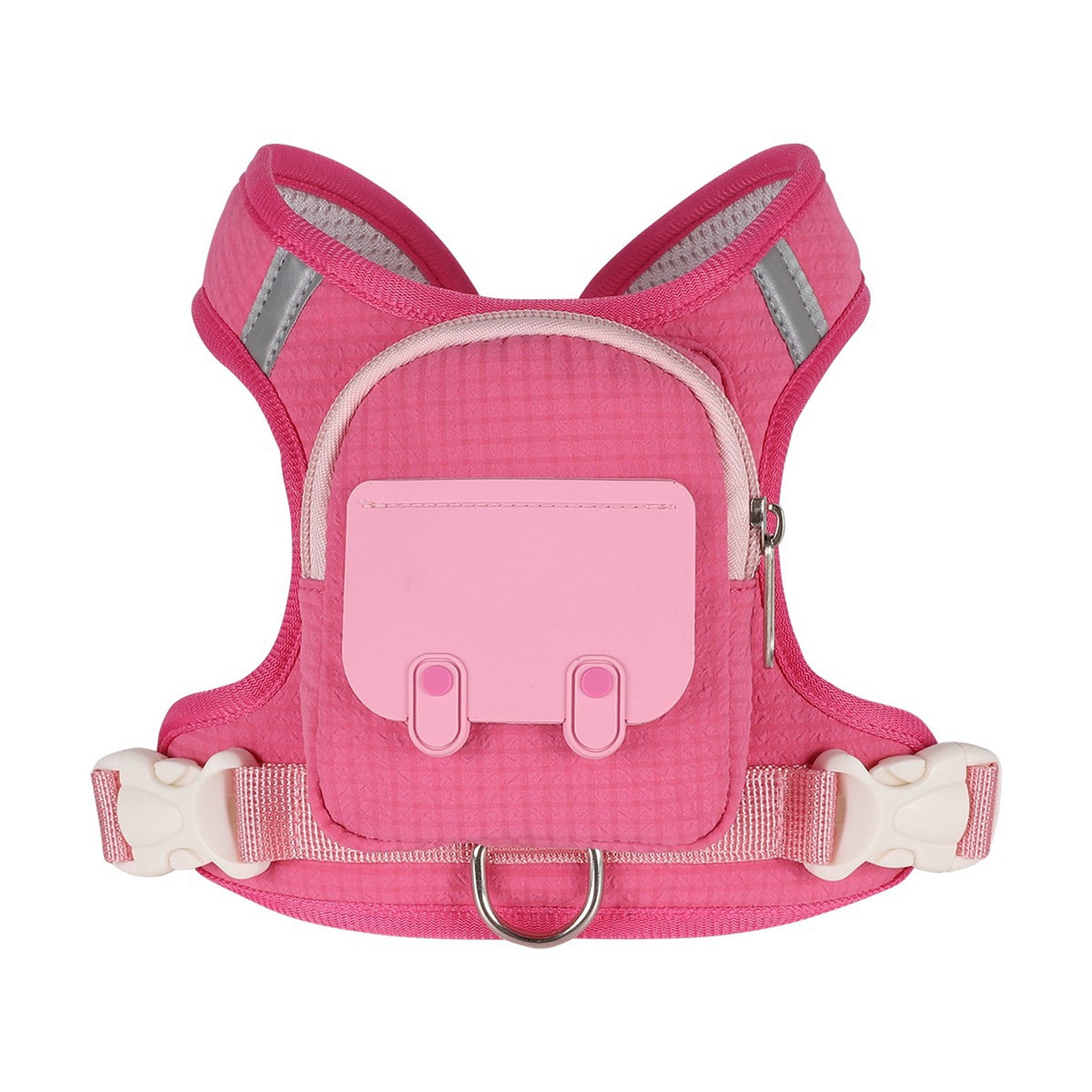 Dog Backpack Harness Leash Set Reflective Waterproof Pockets Built in ...