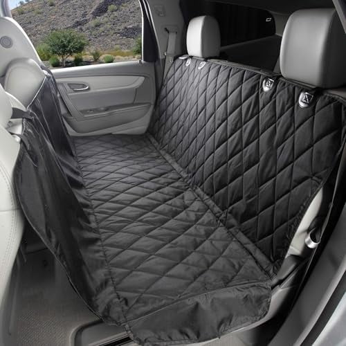 Dog Backseat Cover with Hammock for Cars, SUVs, and Trucks – Waterproof ...