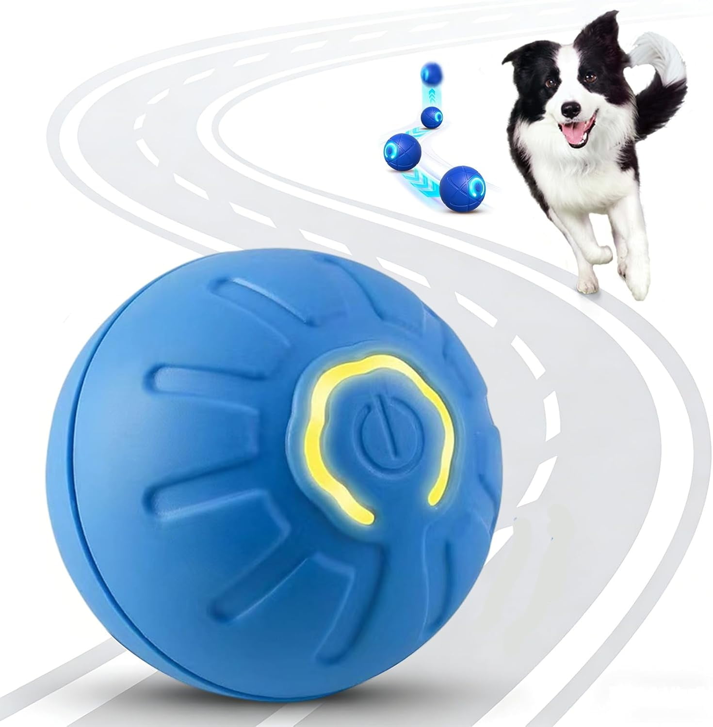 Dog Ball, Motion Activated Dog Toys, Automatic Vibrating Electric ...