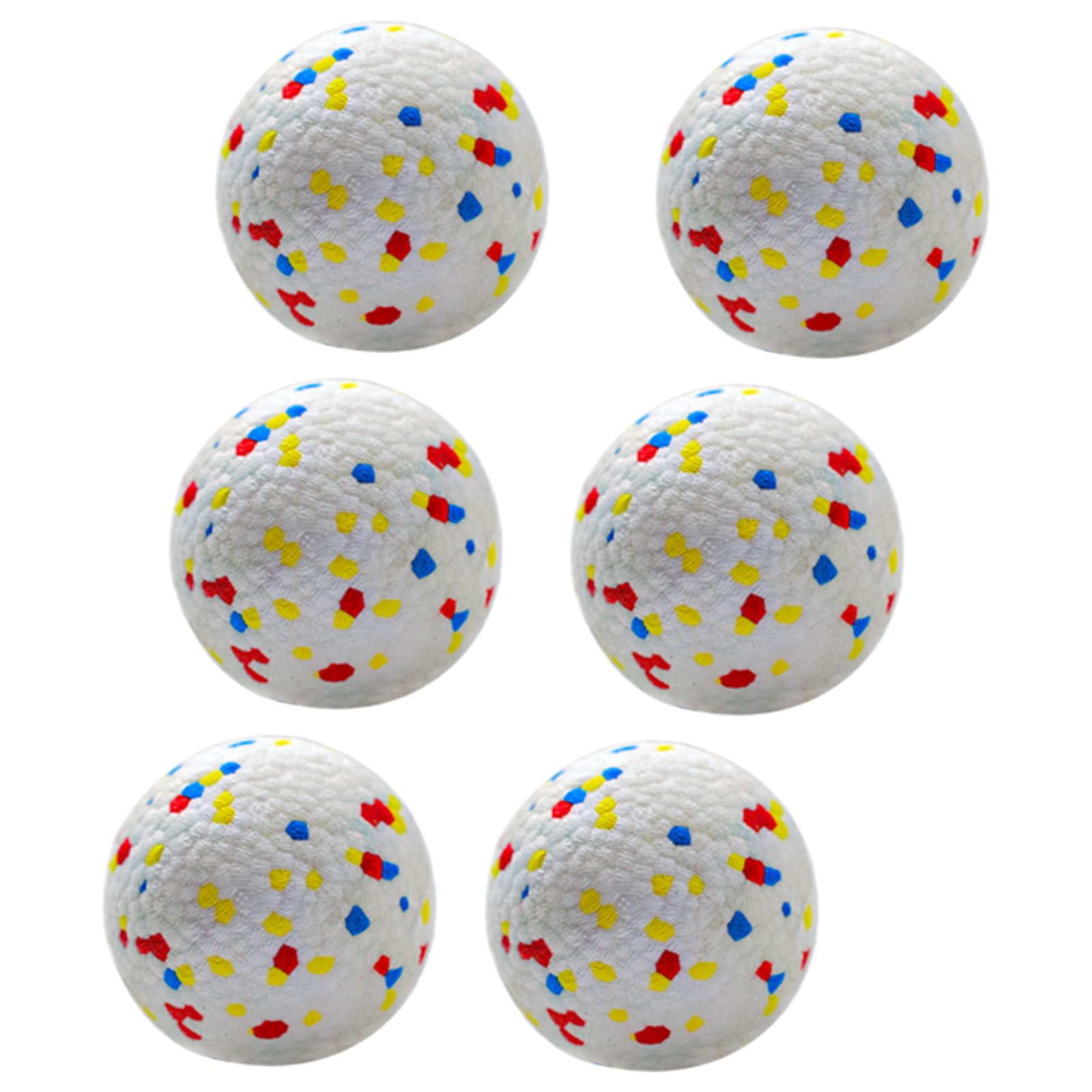 Dog Balls 2.5 Inch, Indestructible Dog Tennis Balls 6 Pack for ...