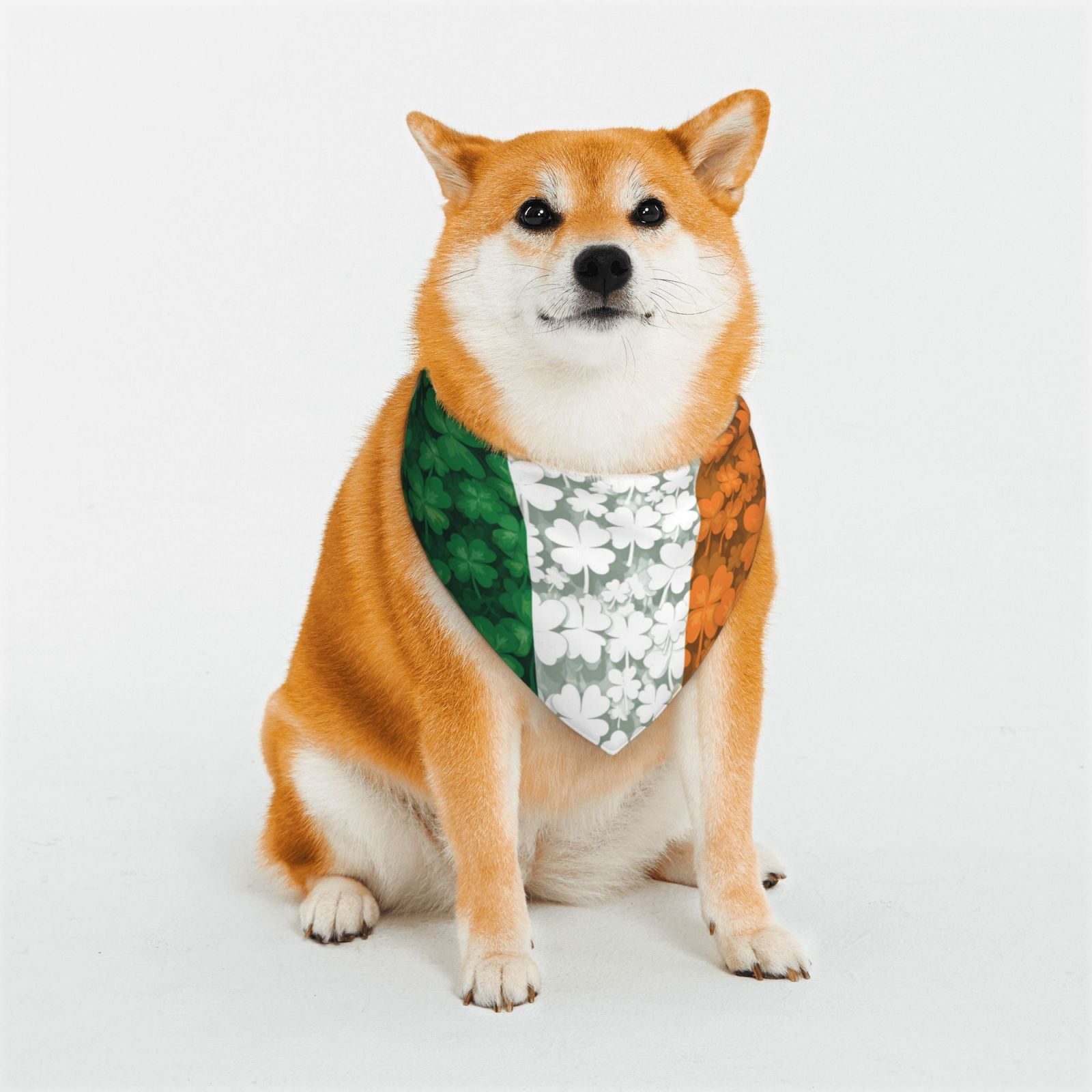 Dog Bandana Saint Patricks Day Design Irish Flag Adjustable Snap Button ...
