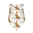 Dog Bandanas, Capybaras Heart Balloons Adjustable Dog Scarf Triangle ...