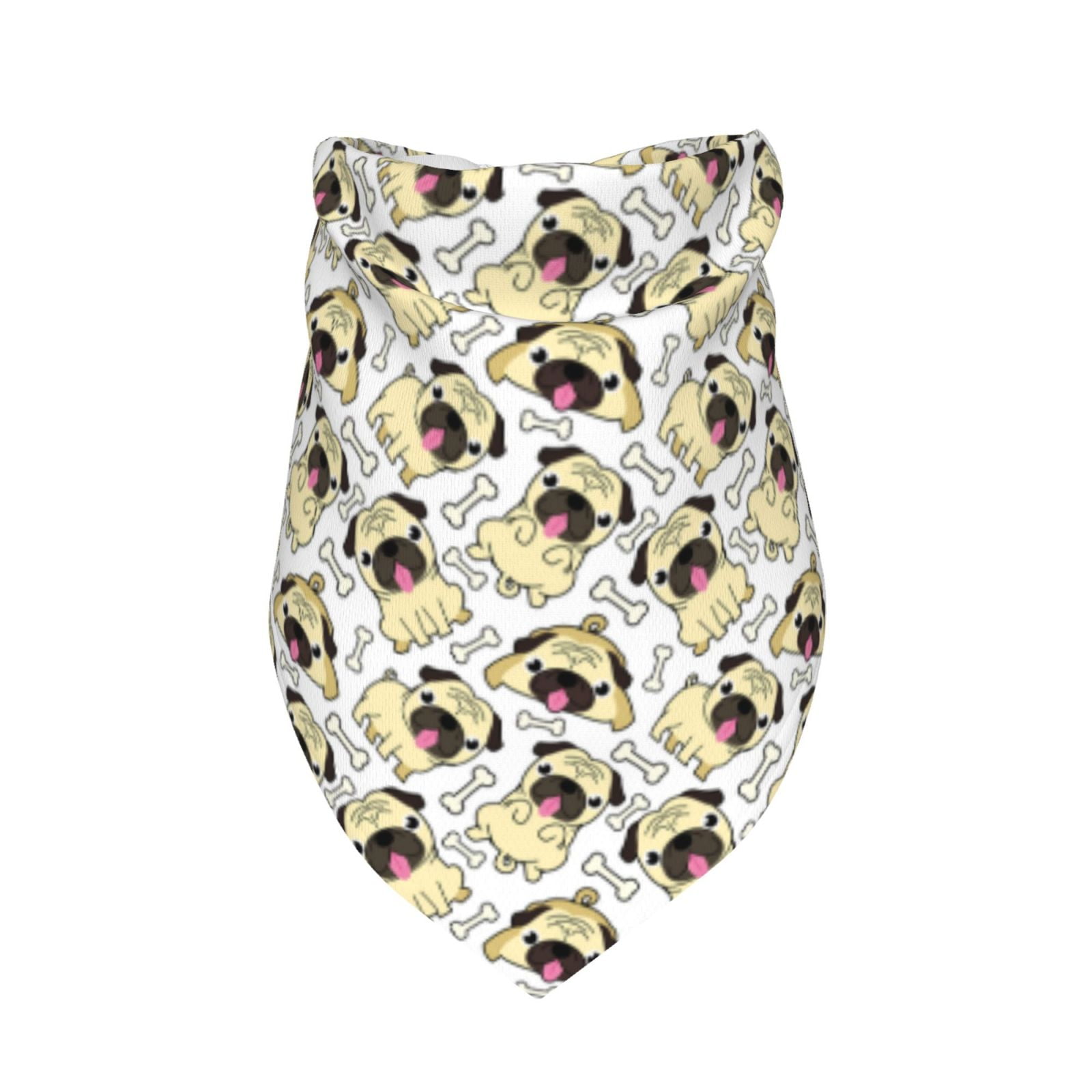 Dog Bandanas - Cartoon Cute French Bulldog Washable Handkerchief Scarf ...