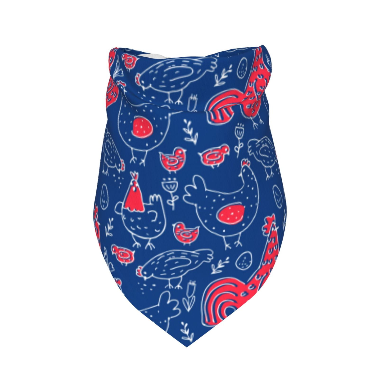 Dog Bandanas, Chicken and Rooster Adjustable Dog Scarf Triangle Bib ...