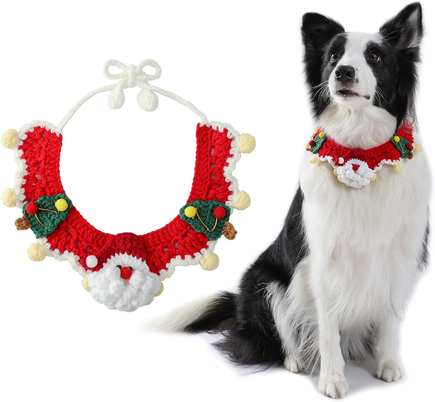 Dog Bandanas,Christmas Scarf for Dogs and Cats, Costumes for Party, Red ...