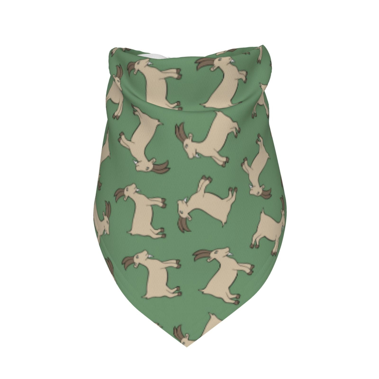 Dog Bandanas, Classic Cute Goat Green Adjustable Dog Scarf Triangle Bib ...