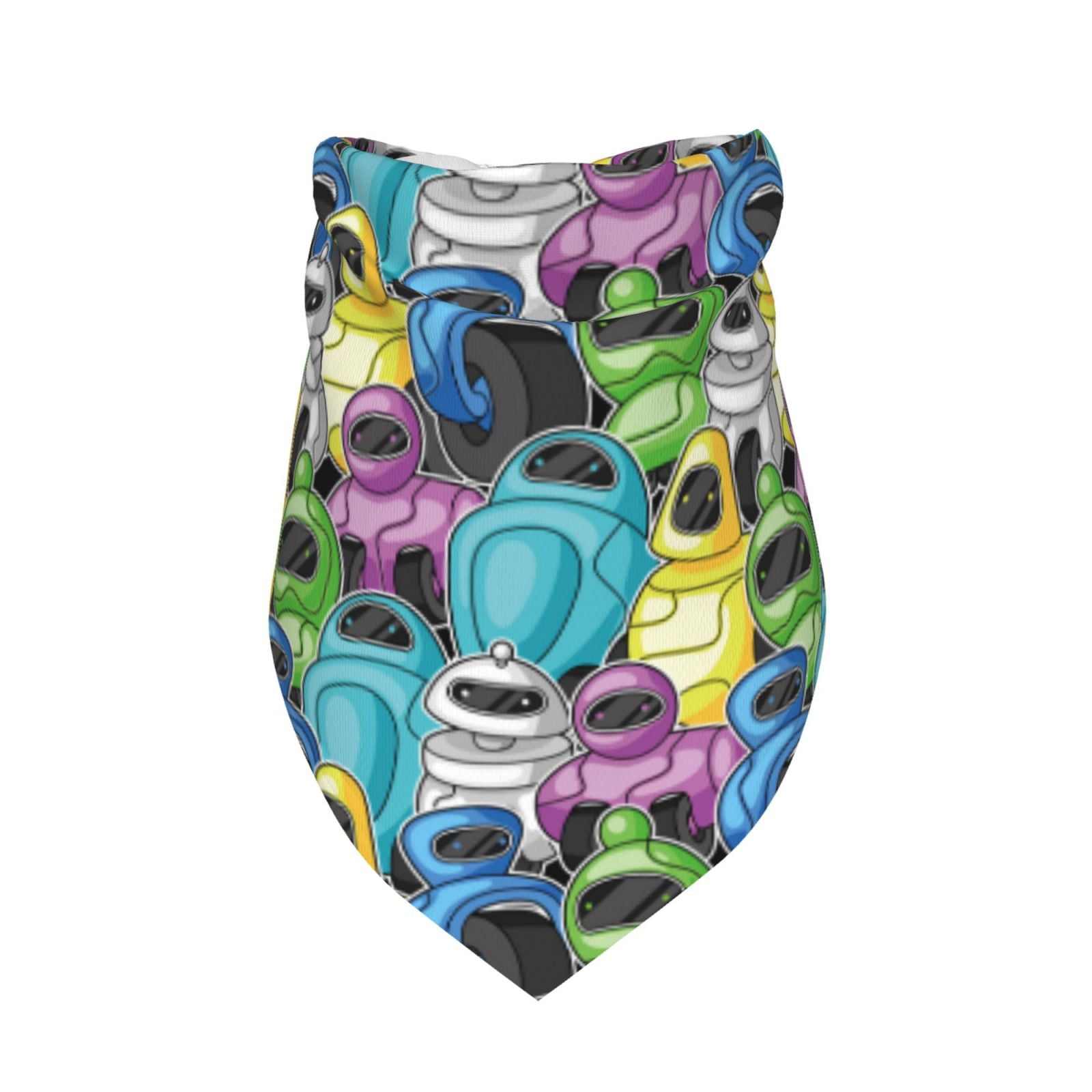 Dog Bandanas, Color robot Adjustable Dog Scarf Triangle Bib ...